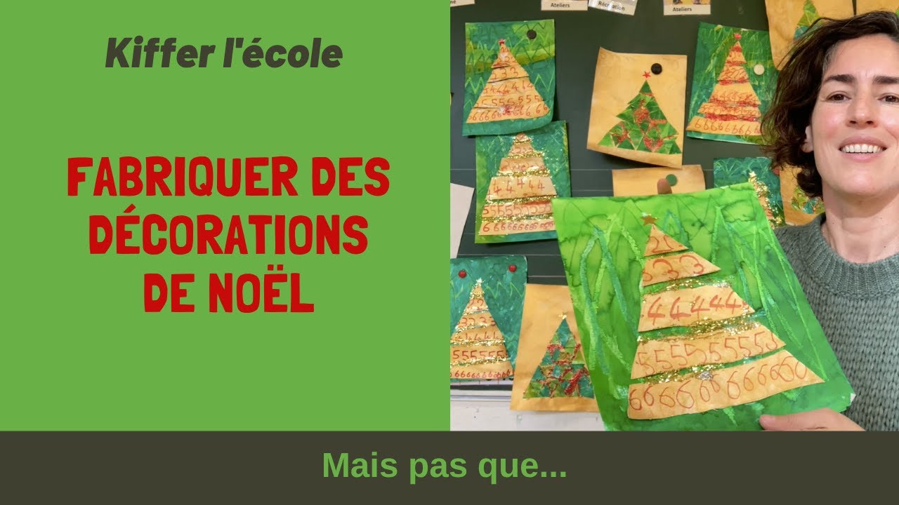 Idées de décoration de Noël. GS maternelle - YouTube