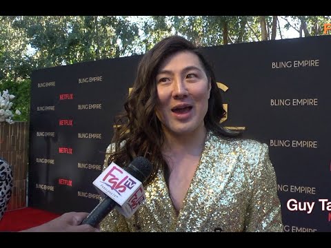 Guy Tang walks the red carpet of "BLING Empire" season 2 - YouTube