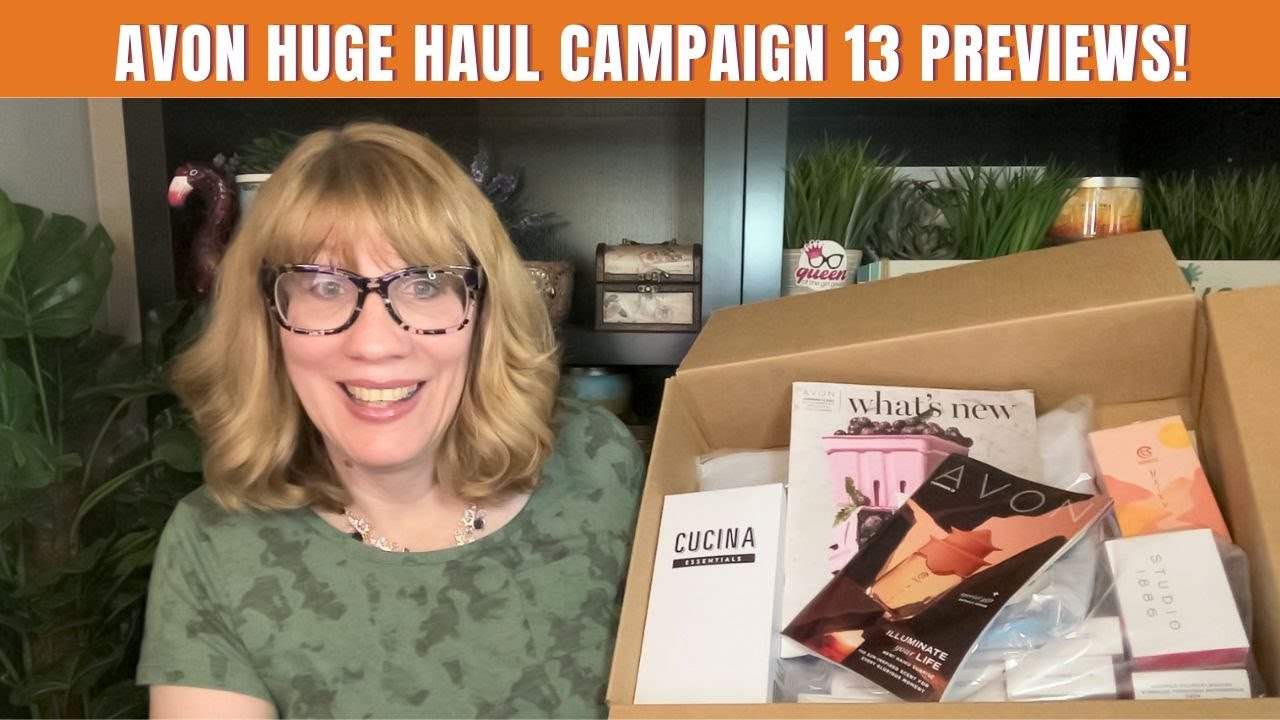 AVON HUGE Haul Campaign 13 Previews! - YouTube