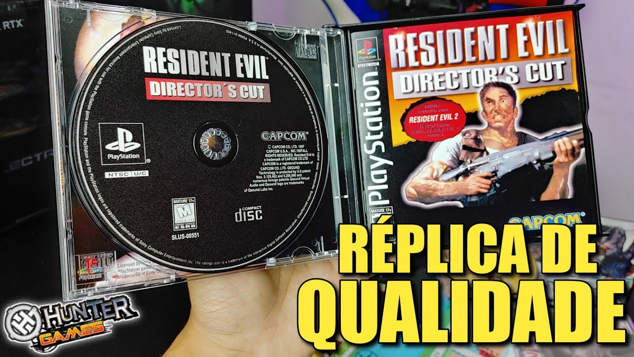 Jogos réplicas de PS1 em mídia preta da Hunter Games - Vamos conferir ...