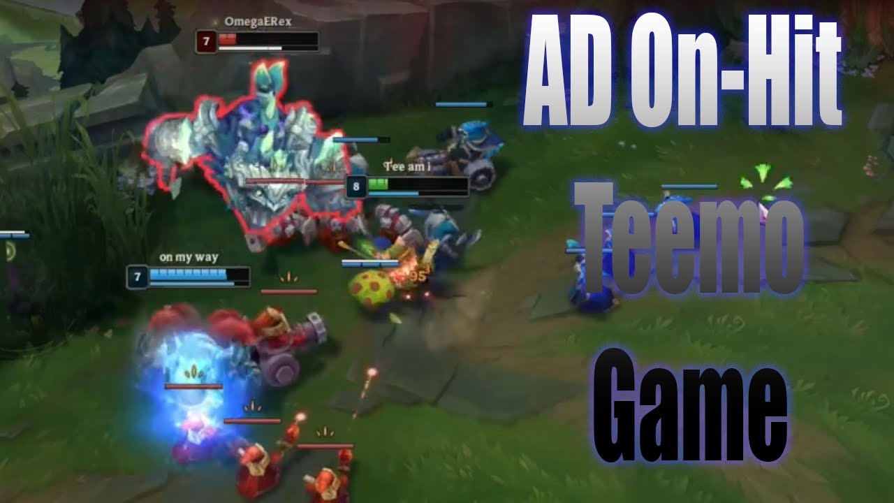 AD On-hit Teemo vs Gnar [Full Match] - YouTube