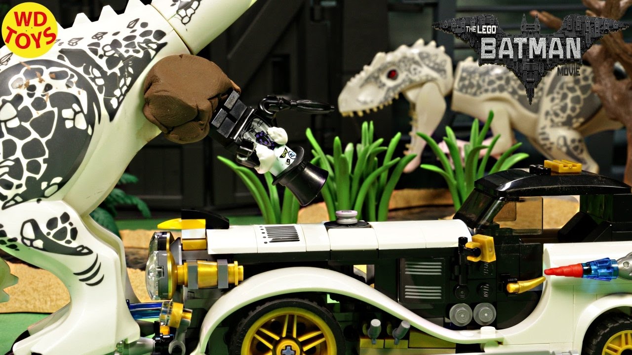 Lego Batman Movie Penguin Arctic Roller 70911 Vs Indominus Rex Jurassic ...