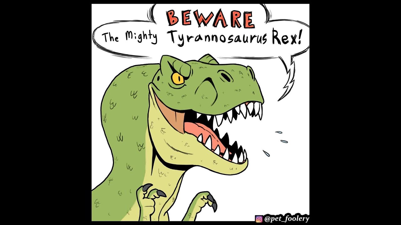 The Mighty T-REX! (Dinosaur Comic Dub) (Jurassic World Comic Dub) - YouTube