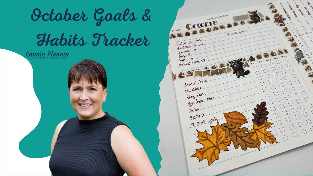 October Goals & Habits Tracker Setup - YouTube