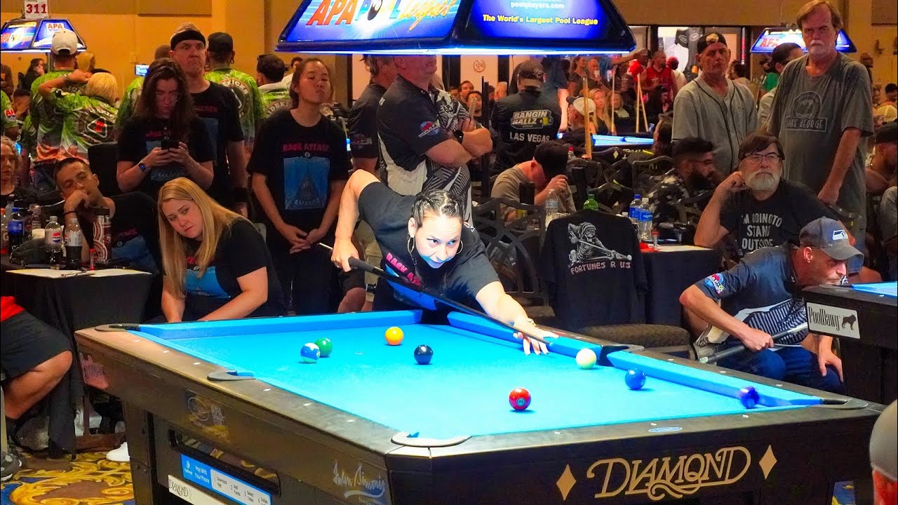 APA Las Vegas Pool Tournament Day 3 - Rack Attack vs IGBTY - YouTube