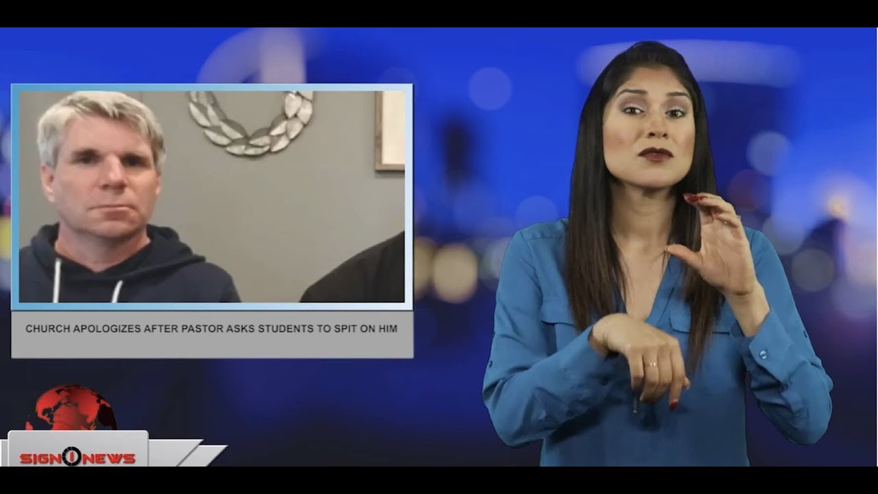 Church apologizes after pastor asks students to spit on him (ASL - 4.20 ...