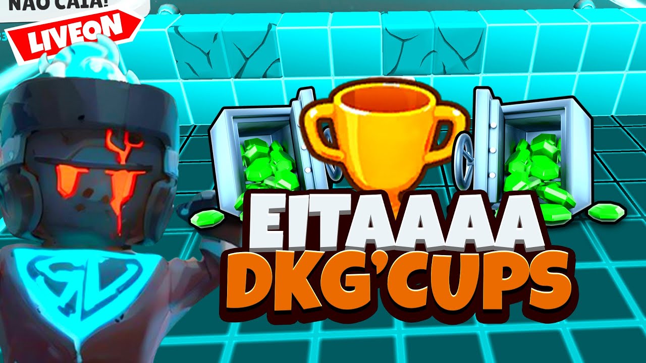 🏆 DKG'CUPS 3ª EDITION 🔴 STUMBLE GUYS AO VIVO 🔥 VÁRIAS COPINHAS! 🔥 ...
