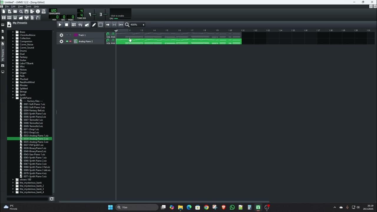 LMMS how to MIDI to MP3 import export - YouTube