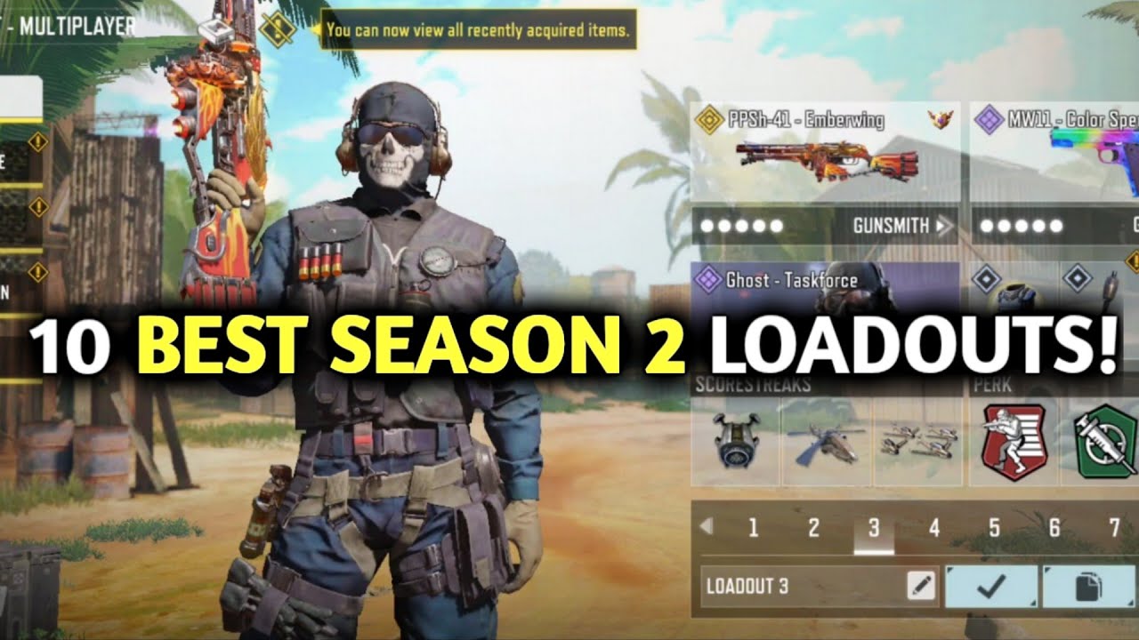 10 Best Loadouts to Dominate in CODM Season 2! - YouTube