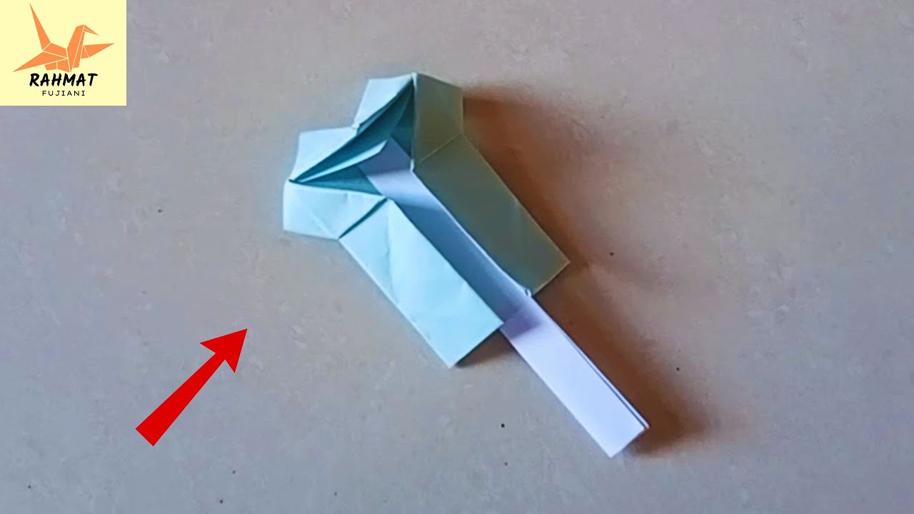 Cara membuat orang-orangan dari kertas yang gampang - YouTube