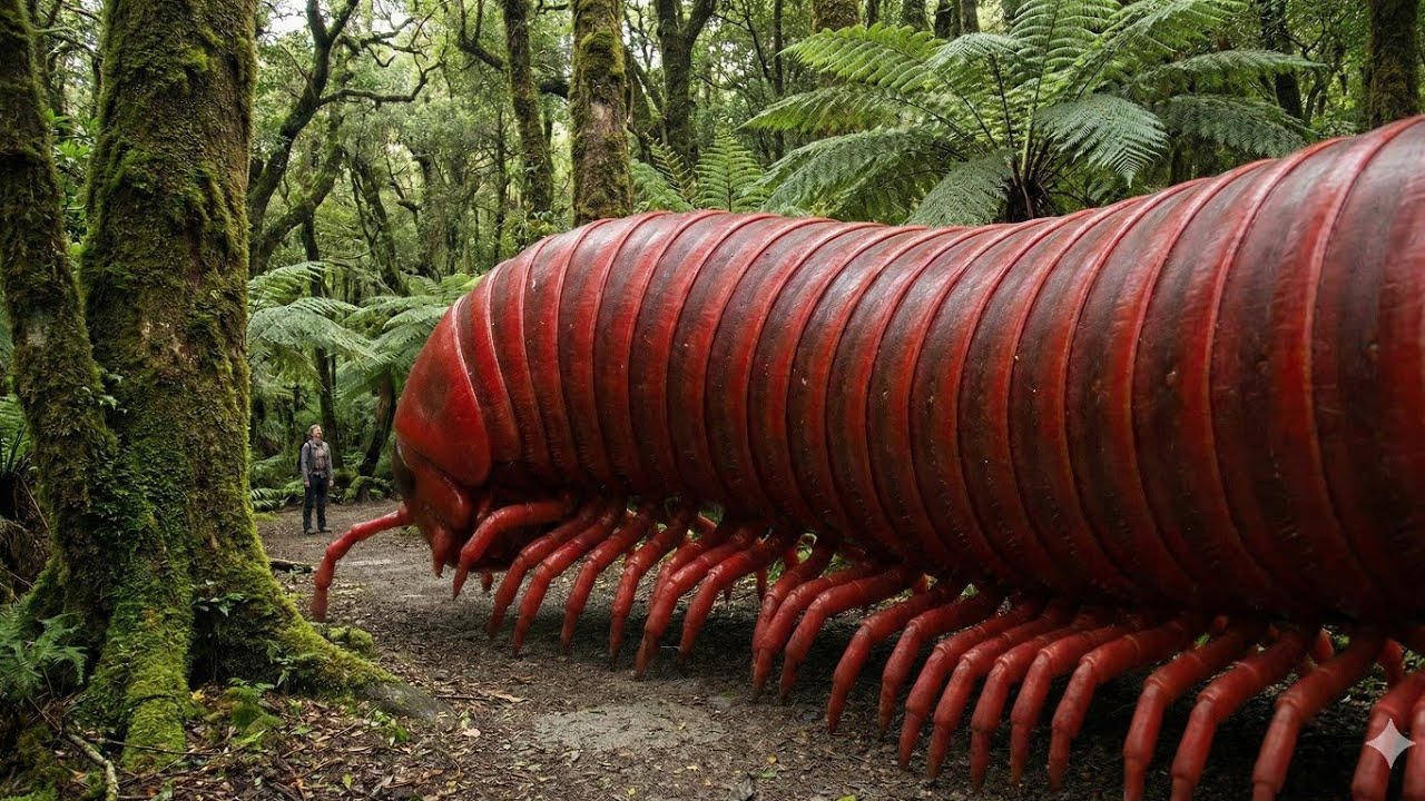 Awakening the red millipedes:A Gentle start to the day - YouTube