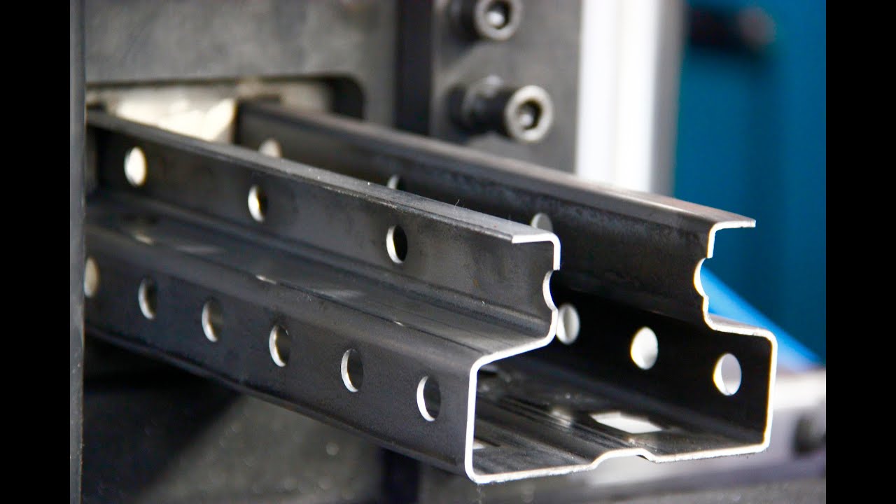 Upright Roll Forming Machine | Pallet Rack Roll Forming Machine - YouTube