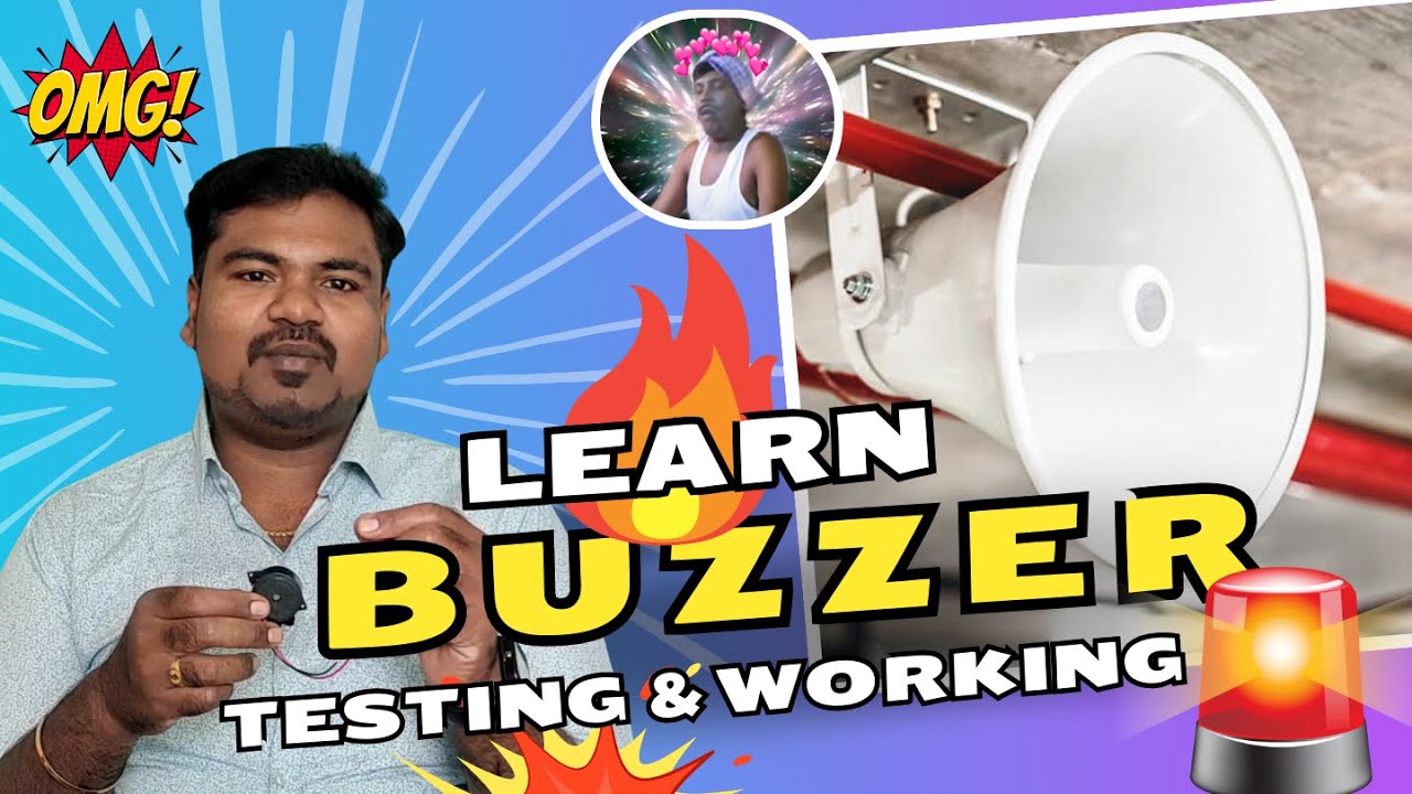 Buzzer testing and working using multimeter - YouTube