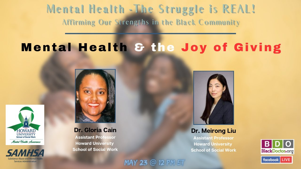 Mental Health & the Joy of Giving - YouTube