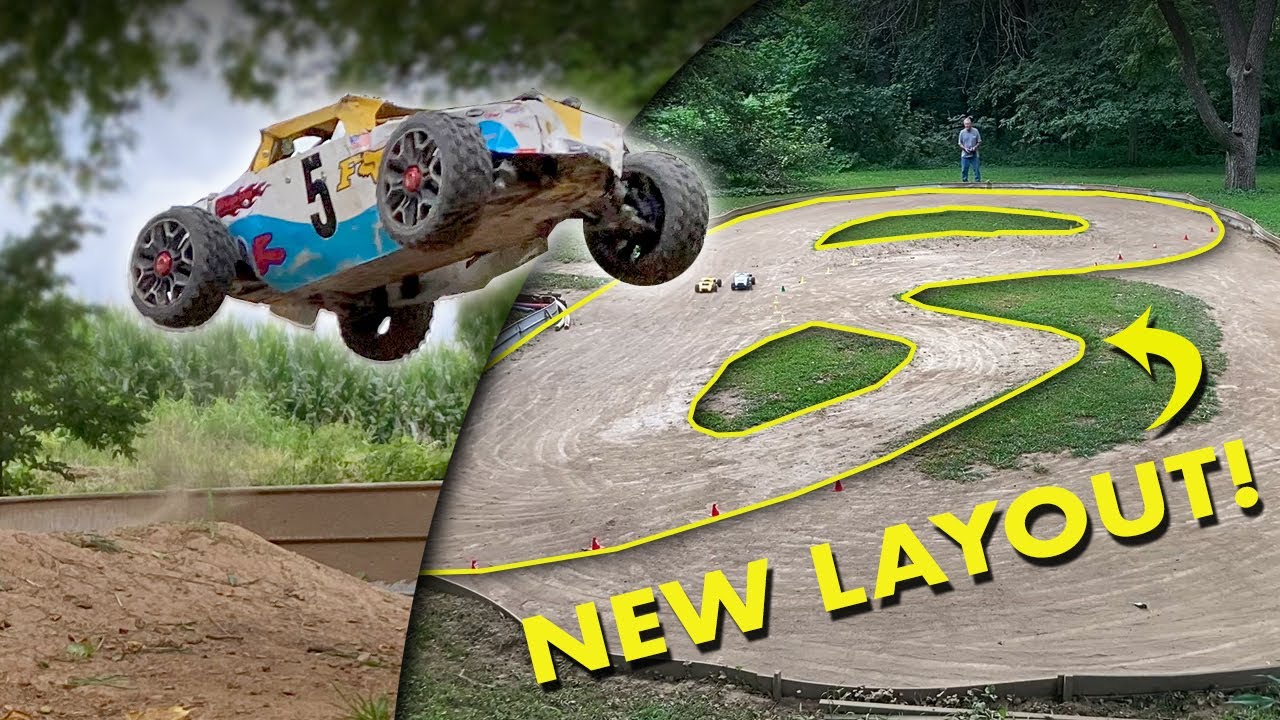 New track layout! Slash vs Arrma - YouTube