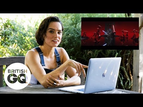 Daisy Ridley Relives Star Wars: The Last Jedi's Throne Room Scene | British GQ