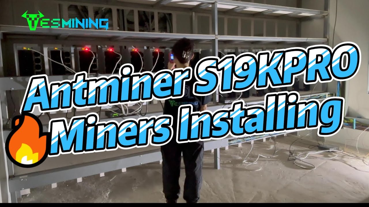Antminer S19k PRO Installation at Mining Farm - YouTube
