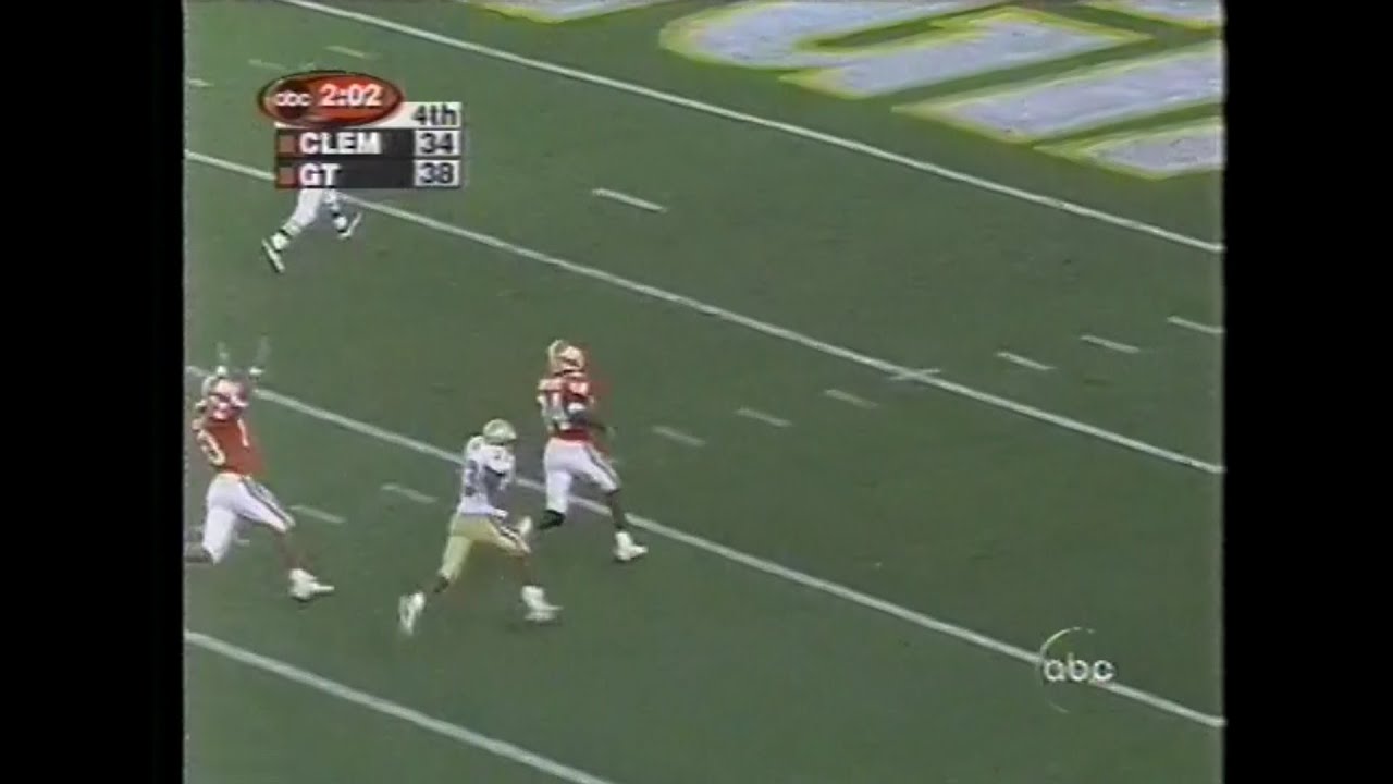 2001 Clemson vs Georgia Tech Football Game - YouTube