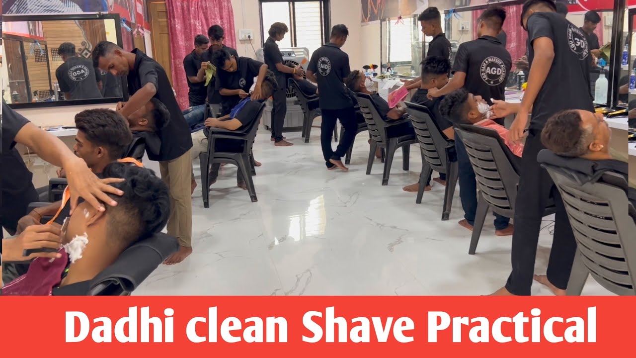 AGD Academy | clean shave practical | Clean save - YouTube