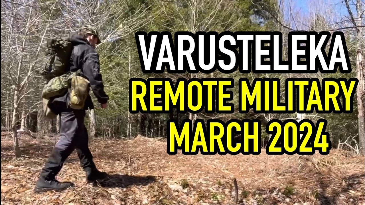 HIKING 25Km Varusteleka Remote Military March 2024 #varusteleka #vrmm2024 - YouTube