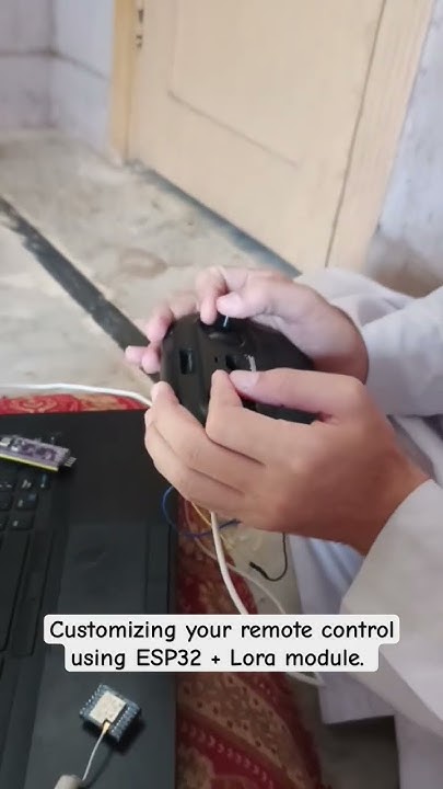 Customizing your remote control using ESP32 + Lora module. #robotic # ...