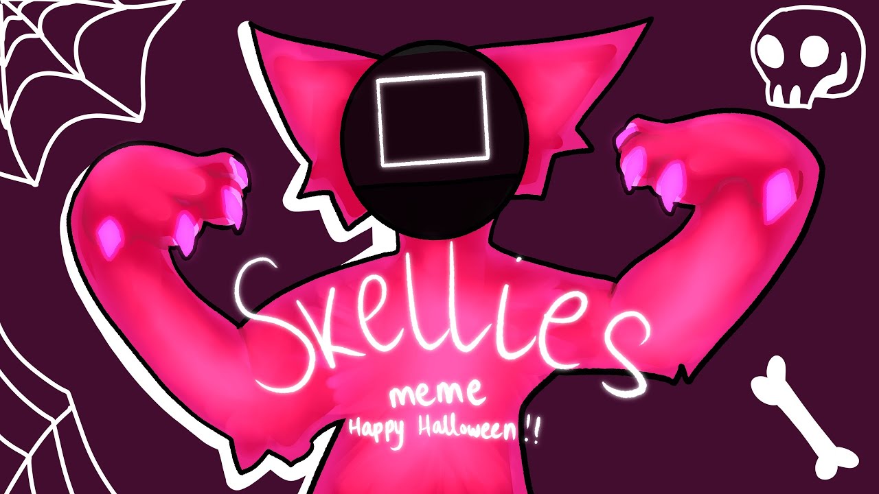 SKELLIES *+• // ANIMATION MEME // HAPPY HALLOWEEN!! ^_^ - YouTube