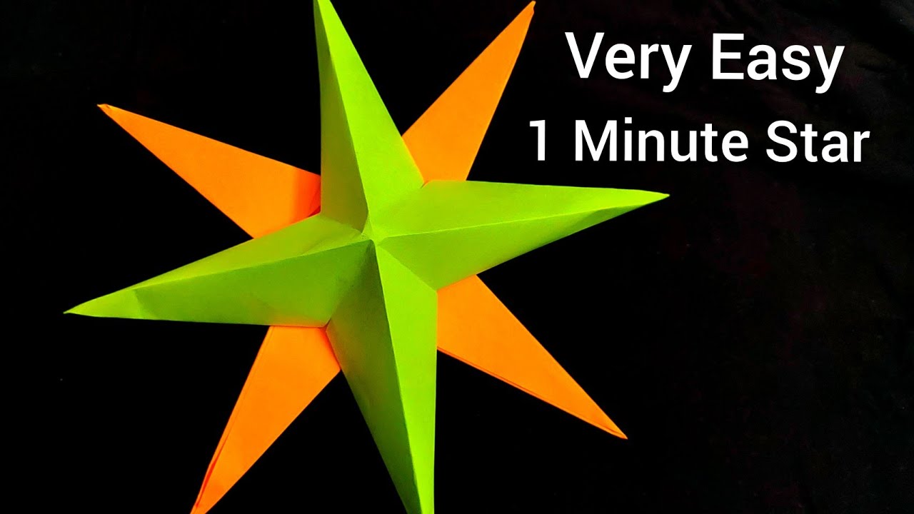 DIY | Easy Origami Stars | Christmas Stars | How to Make Simple Stars ...
