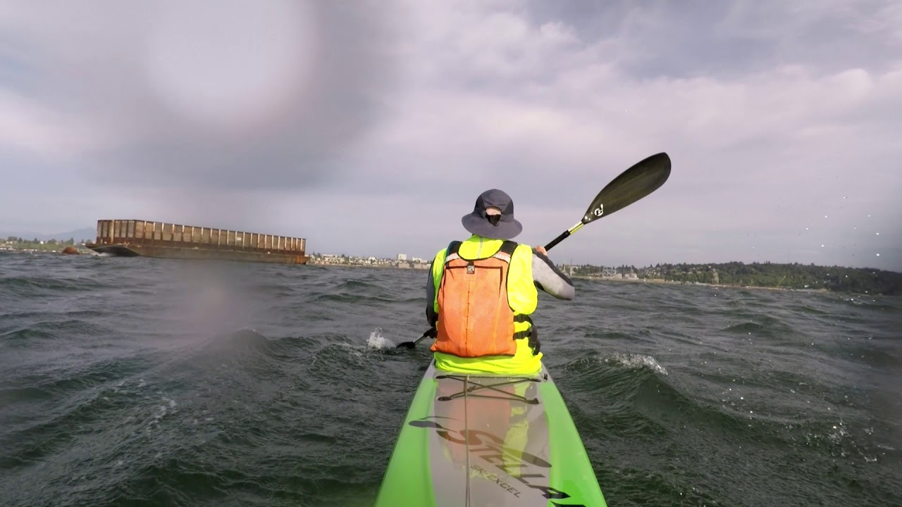 Jetty Island Wood Chip Barge - 6-13-2019 - YouTube