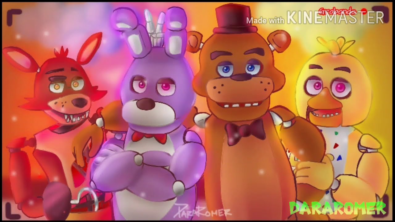SPEEDPAINT- Five nights at Freddy's//by Dara (IBISPAINT X) - YouTube