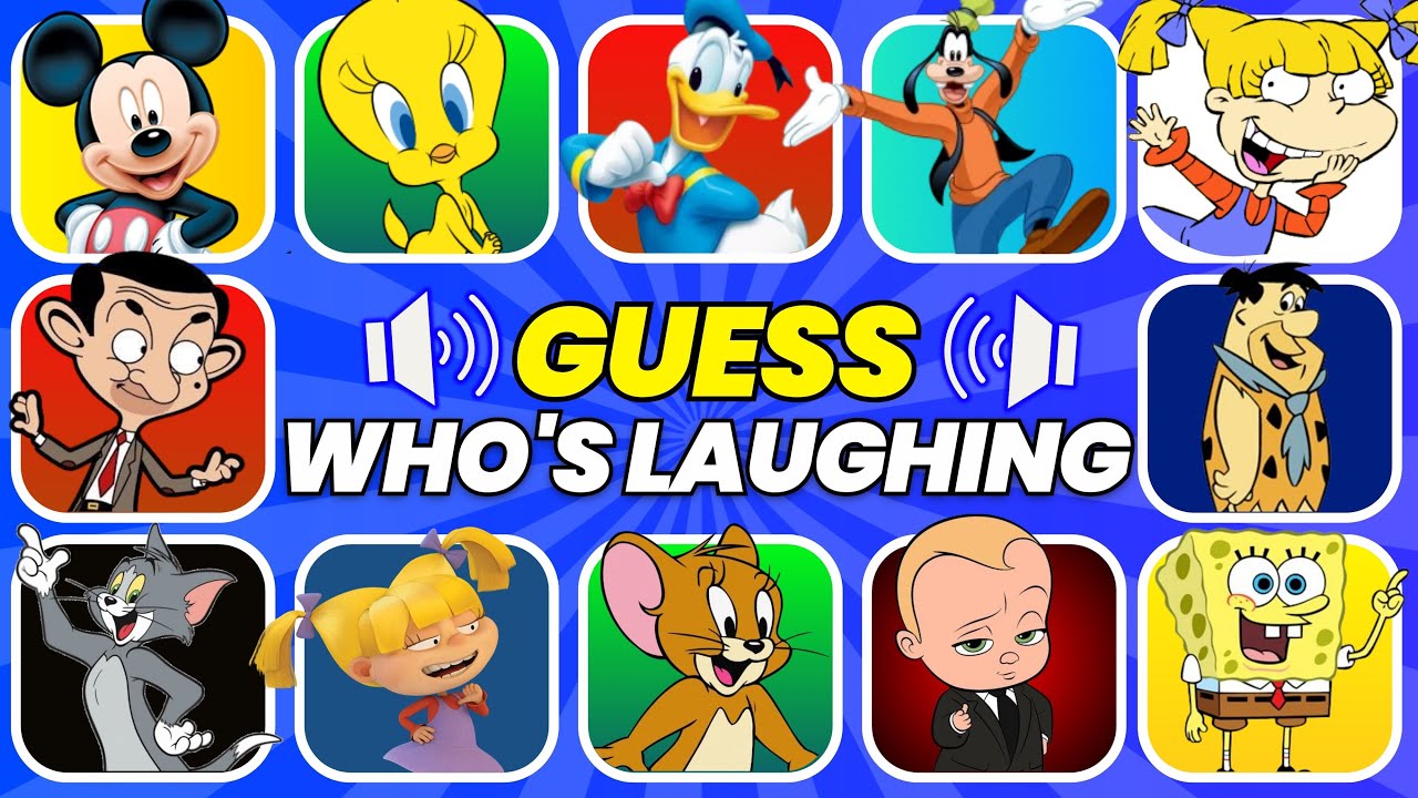 Guess The Cartoon Character By Their Laugh! 😂 - YouTube