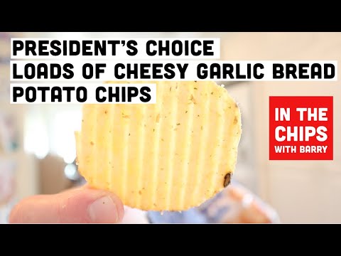 🇨🇦 President’s Choice Loads of Cheese Garlic Bread Potato Chips on In ...
