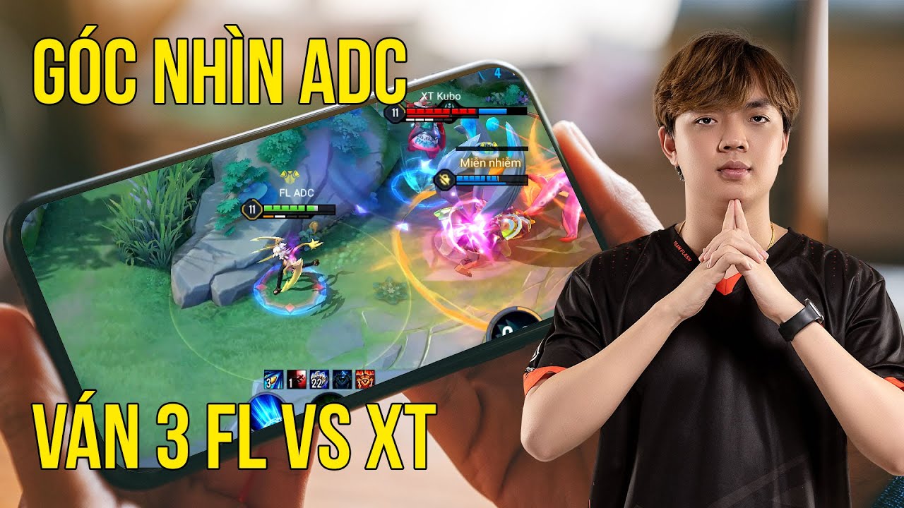Góc nhìn ADC - AOI | FL vs XT ván 3 | ĐTDV Mùa Đông 2022 - YouTube