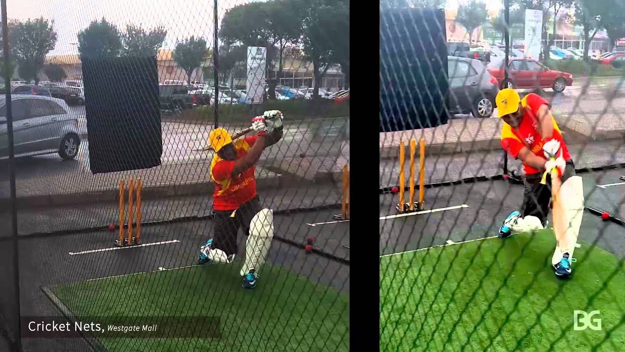 Cricket Net session At Westgate Mall, Johannesburg - YouTube
