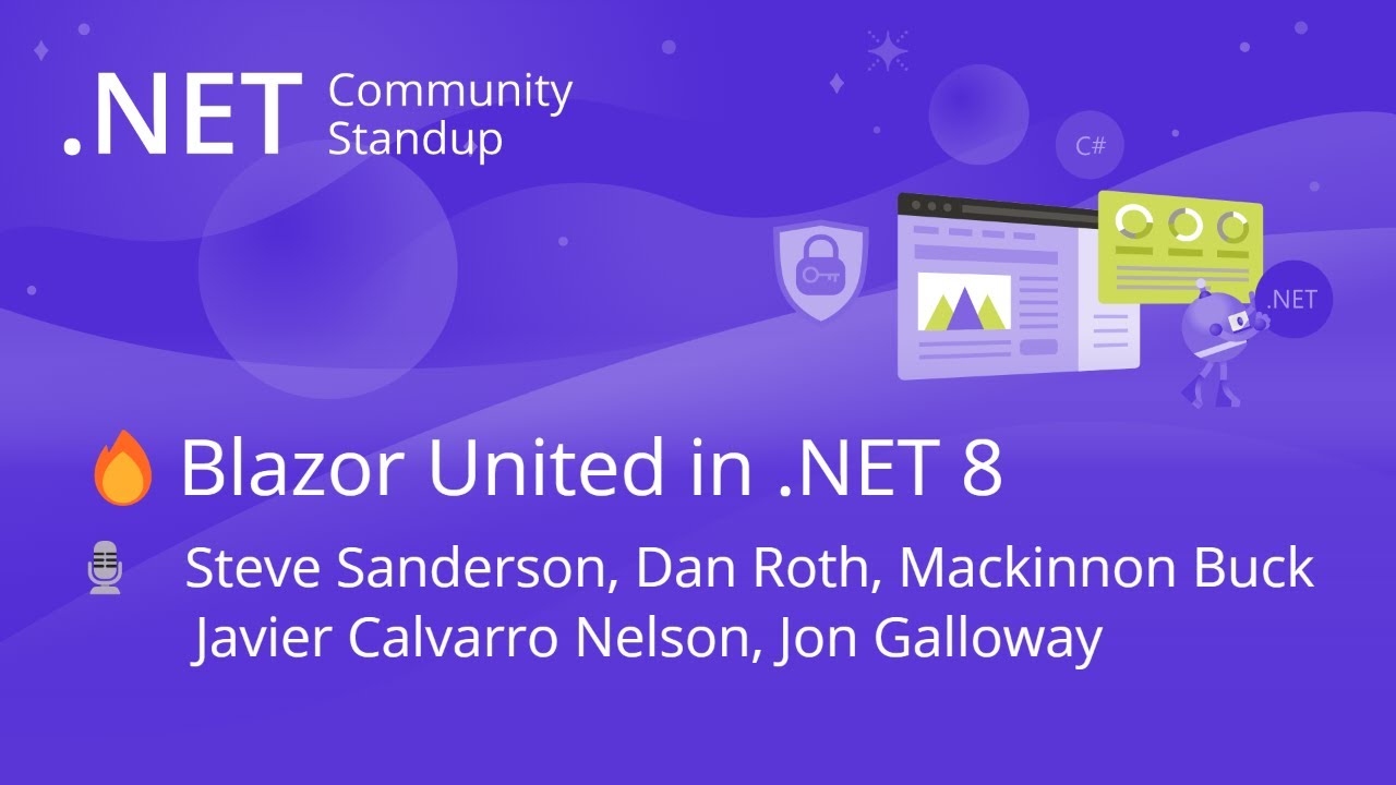 ASP.NET Community Standup - Blazor United in .NET 8 - YouTube