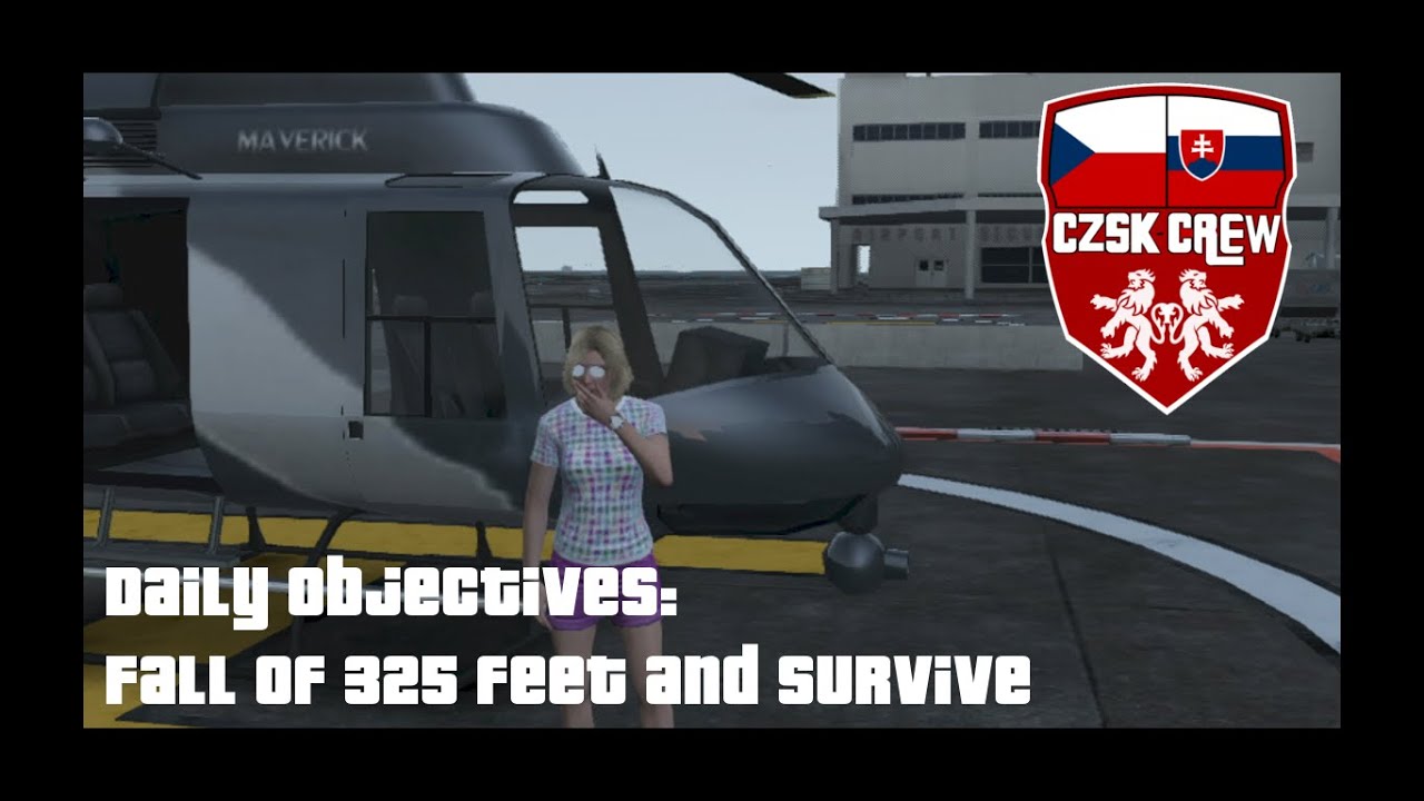 Daily objectives: Fall of 325 feet and survive - YouTube