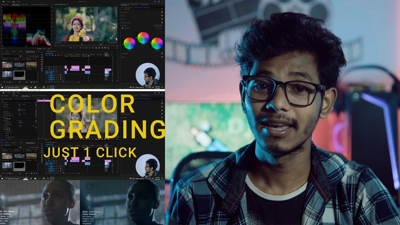 1Click Color Grading Secret Tips | Premiere Pro Bangla Tutorial - YouTube