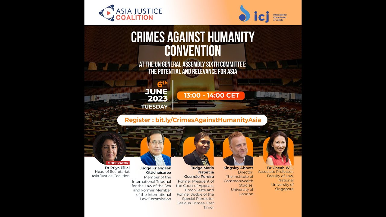 Crimes Against Humanity Convention at the UNGA Sixth Committee: The ...