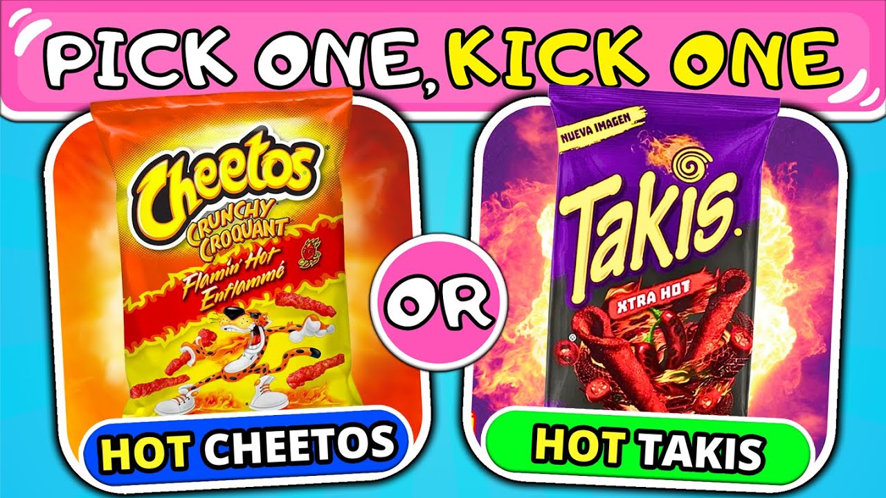 Pick One, Kick One - SNACKS Edition 🥨🍦 - YouTube