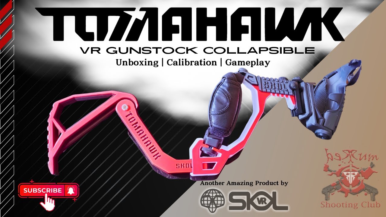 Tomahawk VR Gun Stock Unboxing, Calibration & Gameplay! 🔫 - YouTube