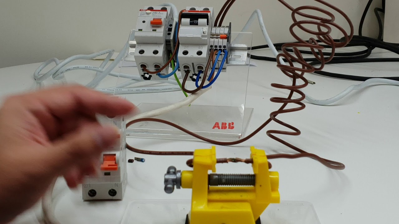 AFDD testing with using ABB S-ARC - YouTube