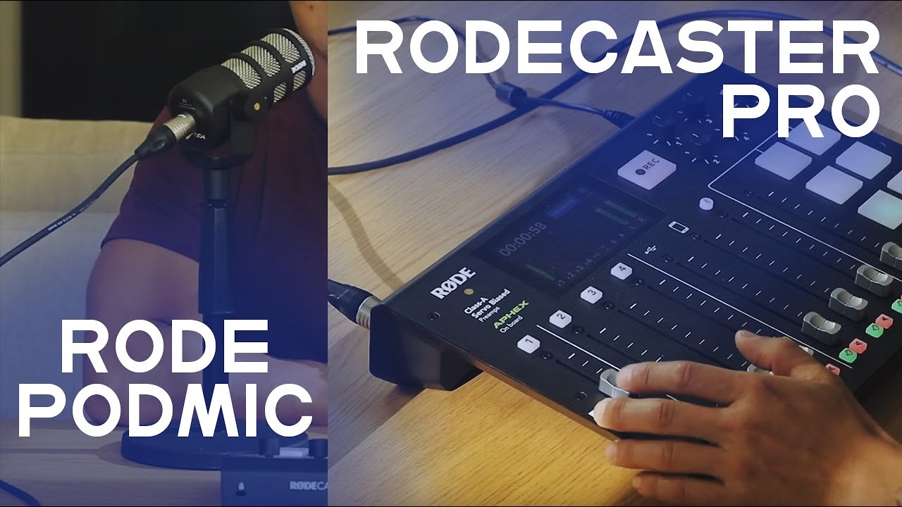 Best settings for the RODECASTER PRO and RODE PODMIC - YouTube