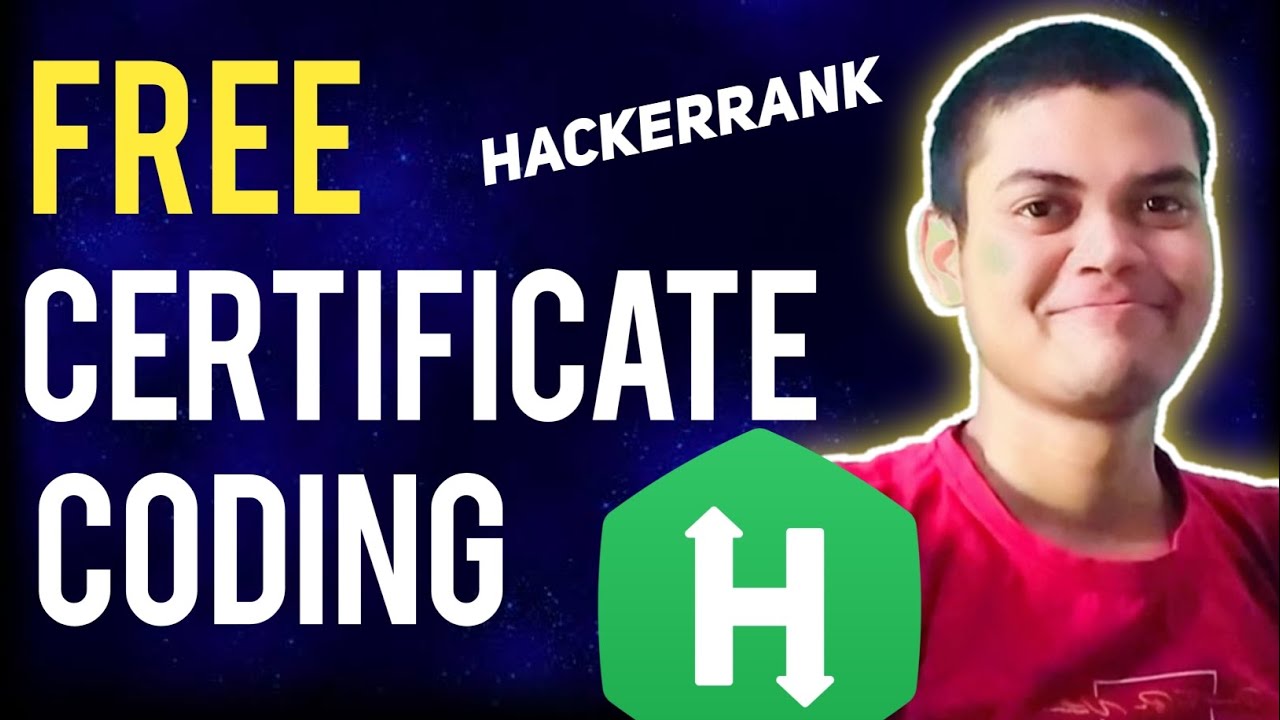 get free certificate for coding on hakerRank | best certificate for ...
