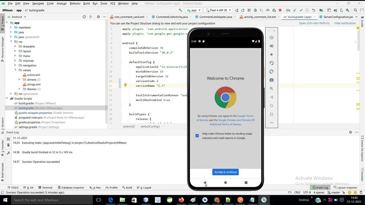 How To Create News App Using Android And Php Git Part 7 Real Time Project Live Project