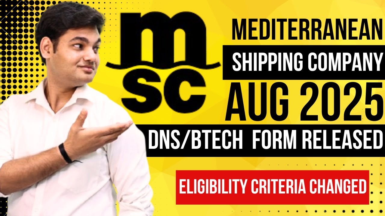 MSC DNS FORMS|AUG 2025 BATCH|CHANGED NEW ELIGIBILITY CRITERIA|FORM FEES ...