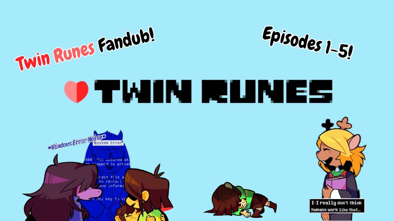 TWIN RUNES Ep. 1-5 Fandub! (Comics by akanemnon) - YouTube