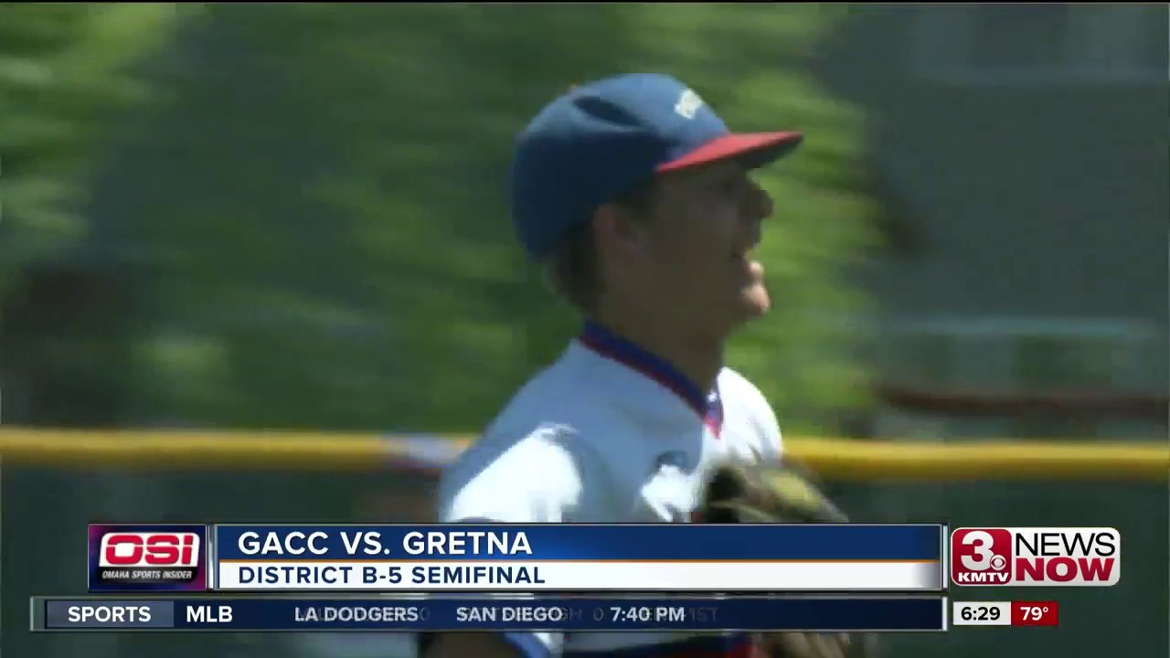 GACC vs. Gretna baseball - YouTube