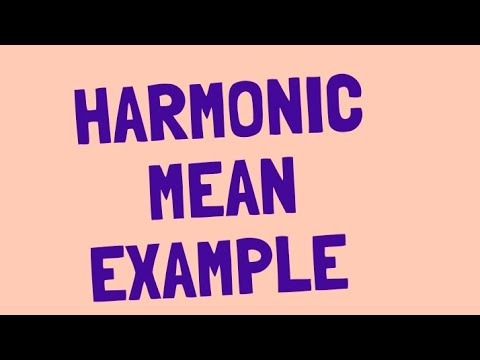 Step-by-step instructions for solving the harmonic mean numerical with ...