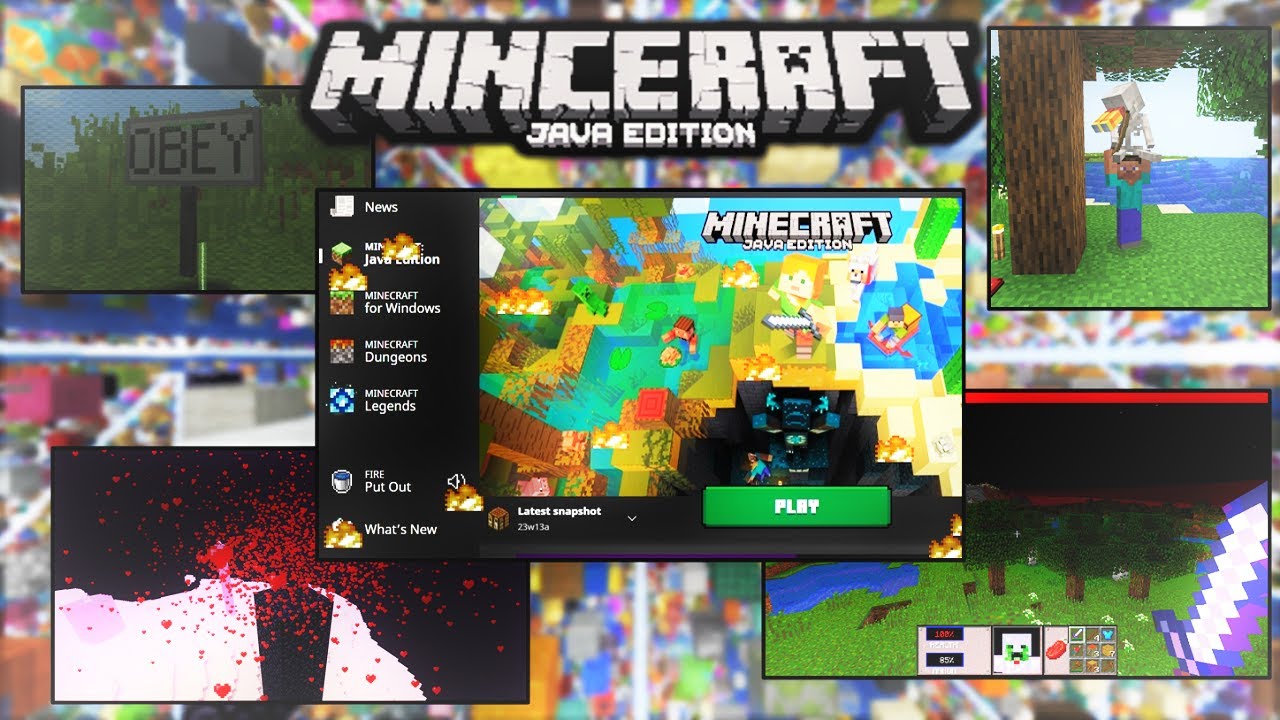 MINECRAFT APRIL FOOLS UPDATES - YouTube