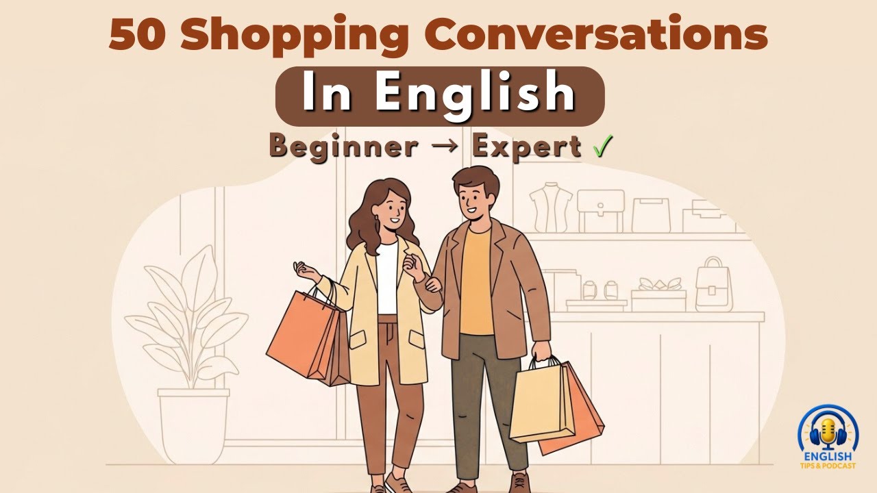 50 Shopping Conversations in English | Learn to Bargain & Shop Like a ...