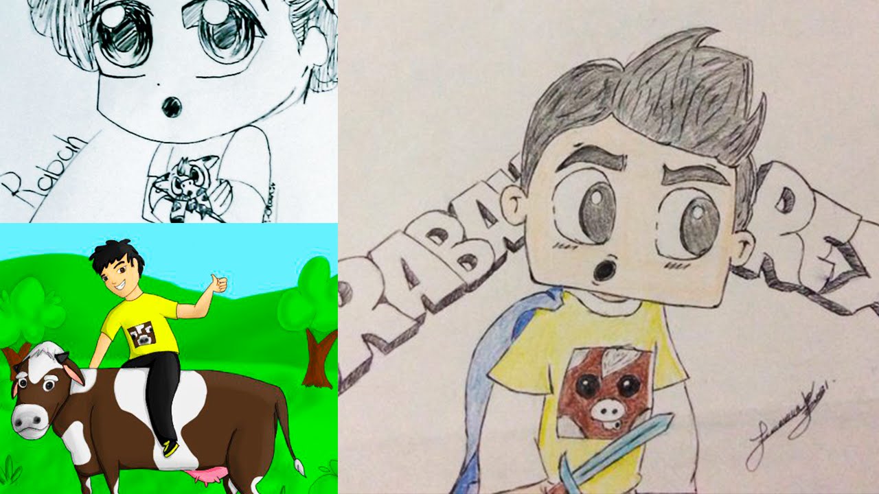 Minecraft: Los Rábanos muestran sus dibujos hermosos :) - Rabahrex ...